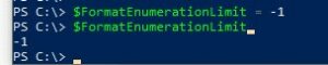 How to fix Truncated PowerShell Output - MCSAGURU