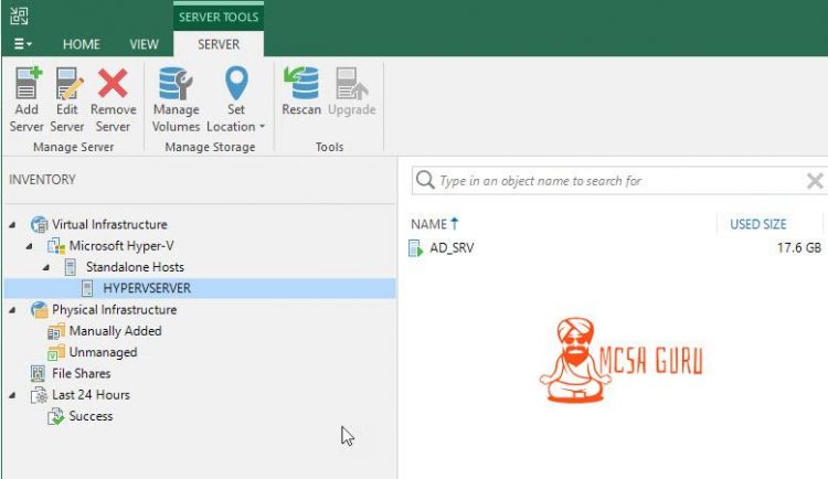 How to Add Hyper-V Server to Veeam Backup & Replication 10