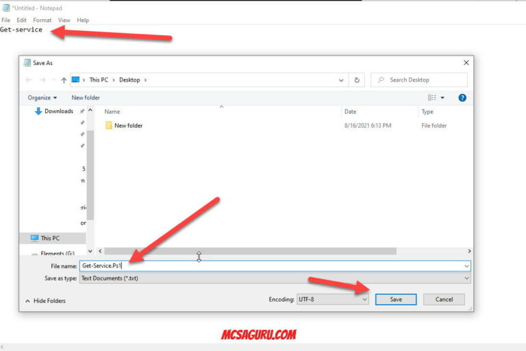 How to run PowerShell script - MCSAGURU