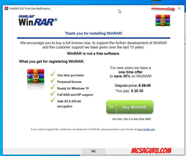 How to open RAR file in Windows 10 - MCSAGURU